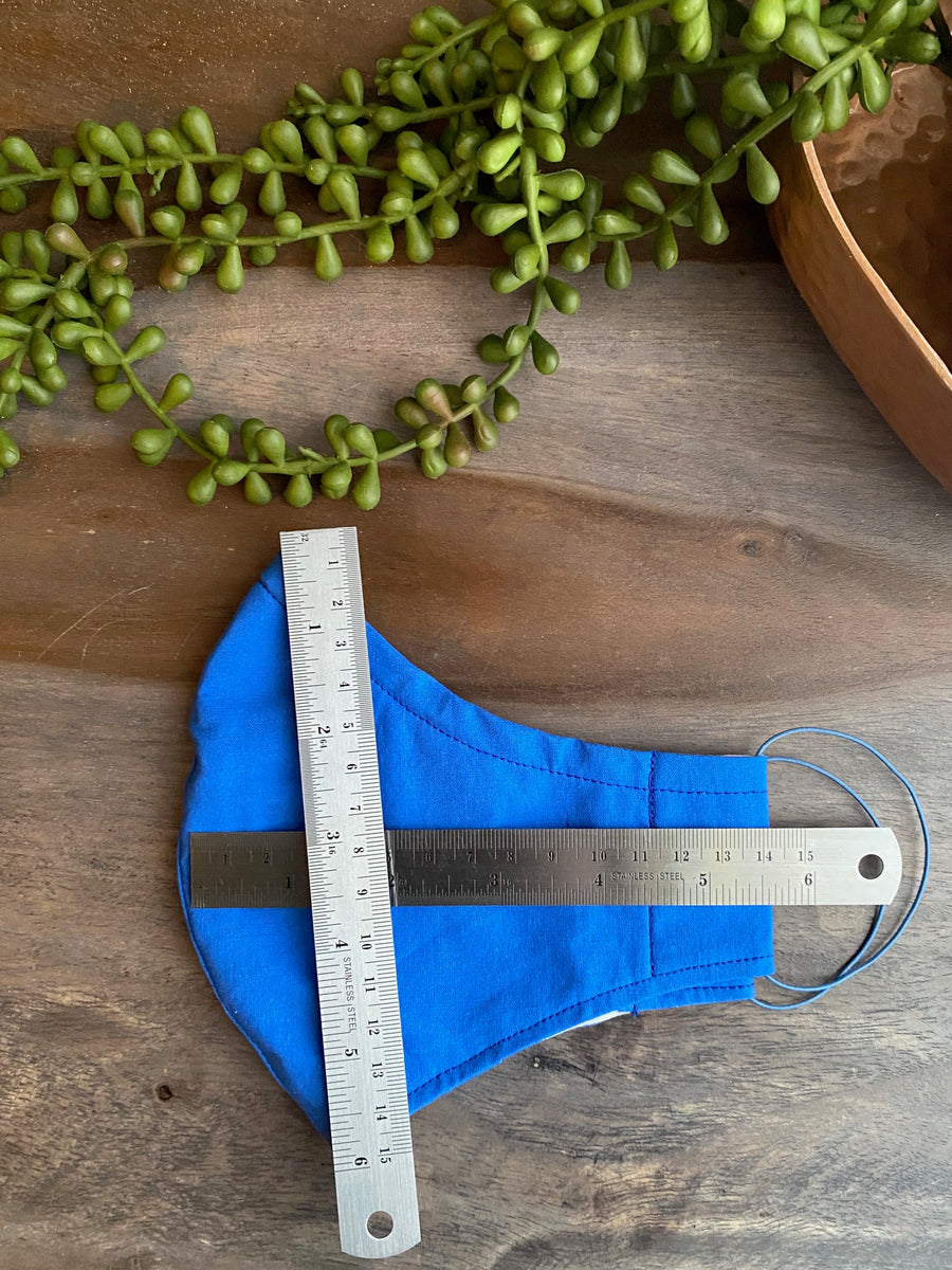 Royal Blue Fabric Mask – giftalent