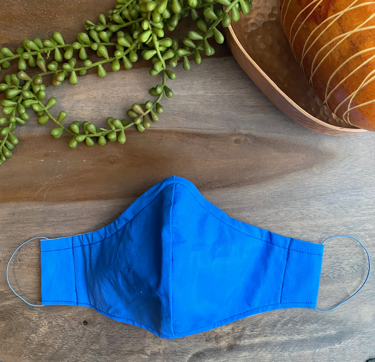 Royal Blue Fabric Mask – giftalent